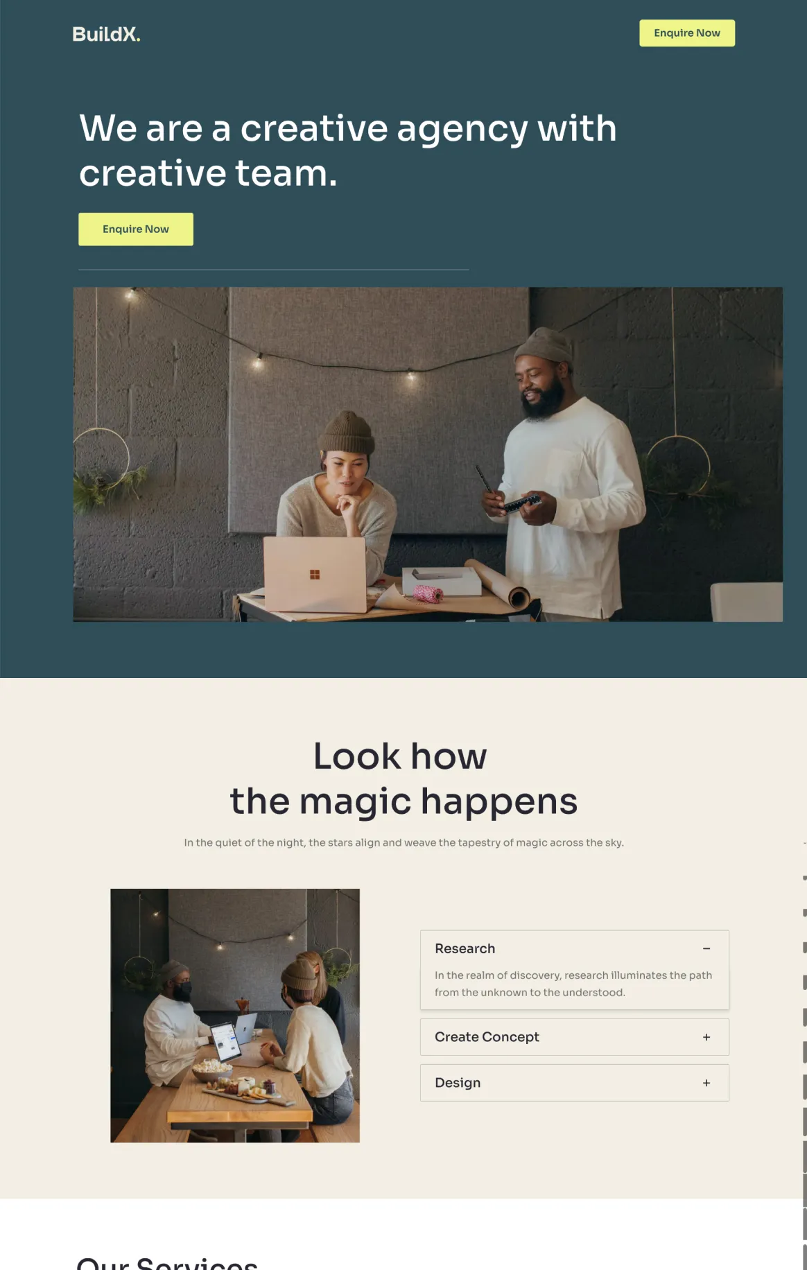 Creative Agency - Marketing Template | Swipe Pages
