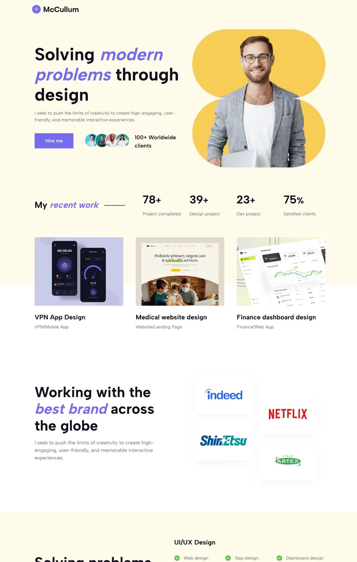 Portfolio - Sales Template | Swipe Pages